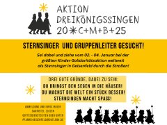 Werde Sternsinger und bringe den Segen zu den Menschen! - Stadt und ...
